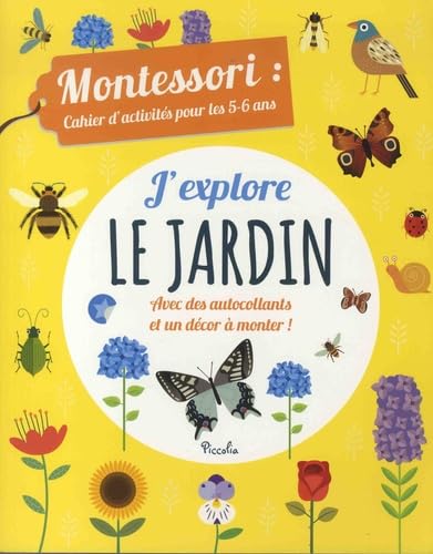 Amazon.com: J'explore le jardin : Montessori : cahier d'activités pour ...