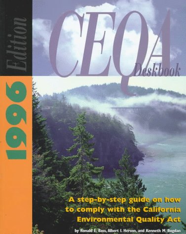 Ceqa Deskbook: Bass, Ronald E: 9780923956448: Amazon.com: Books