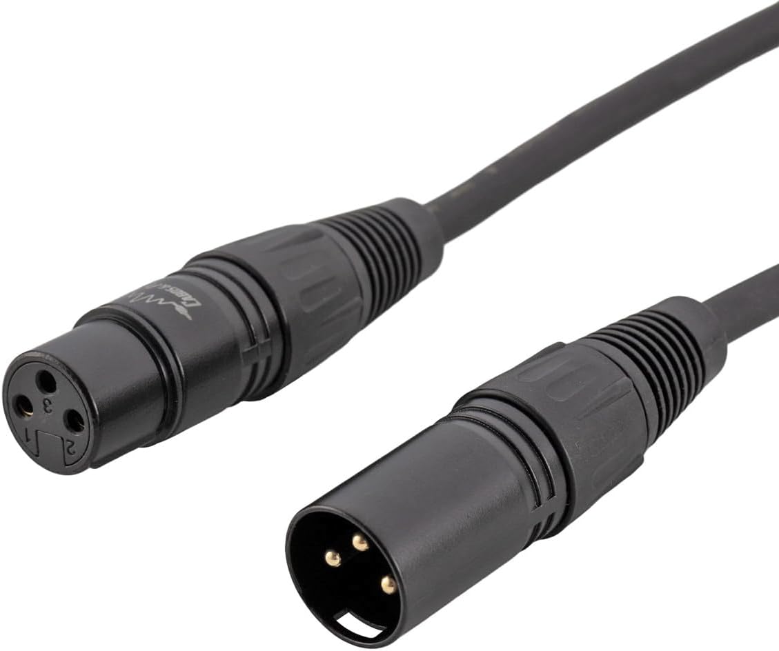 Cabos & Plugs - Cabo XLR Macho - XLR Fêmea Microfone Balanceado (1.5m ...