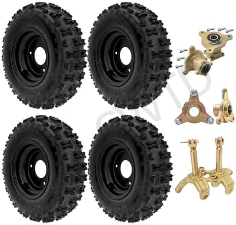 Amazon.com: CWTD Heavy-Duty 4.10-6 Go Kart Wheels: 4-Pack Set, 6-Inch ...