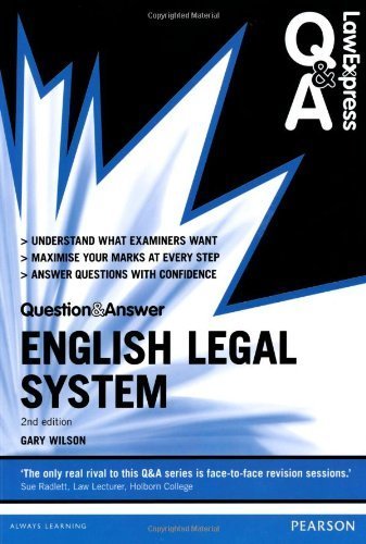 Law Express Question and Answer: English Legal System (Law Express ...