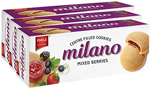 Parle Milano Center Filled Mixed Berries, 75g (Buy 2 Get 1, 3 Pieces ...