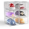 Amazon.com - ZHAIXIAONIAN Hat Organizer Box for Baseball Caps, 6 Pack ...