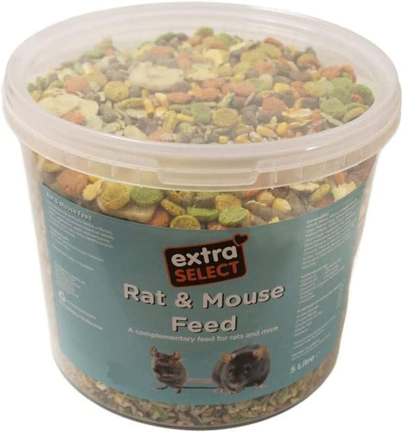 Extra Select Rat & Mouse Food Bucket 5ltr : Amazon.co.uk: Pet Supplies