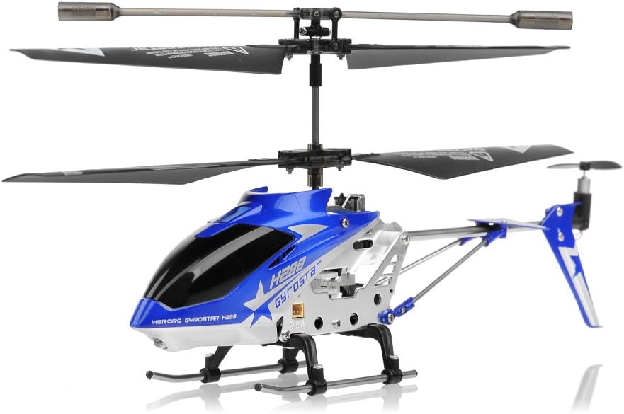 Amazon.com: Hero RC H288 Gyro Star RC Remote Control 3 channel Metal ...