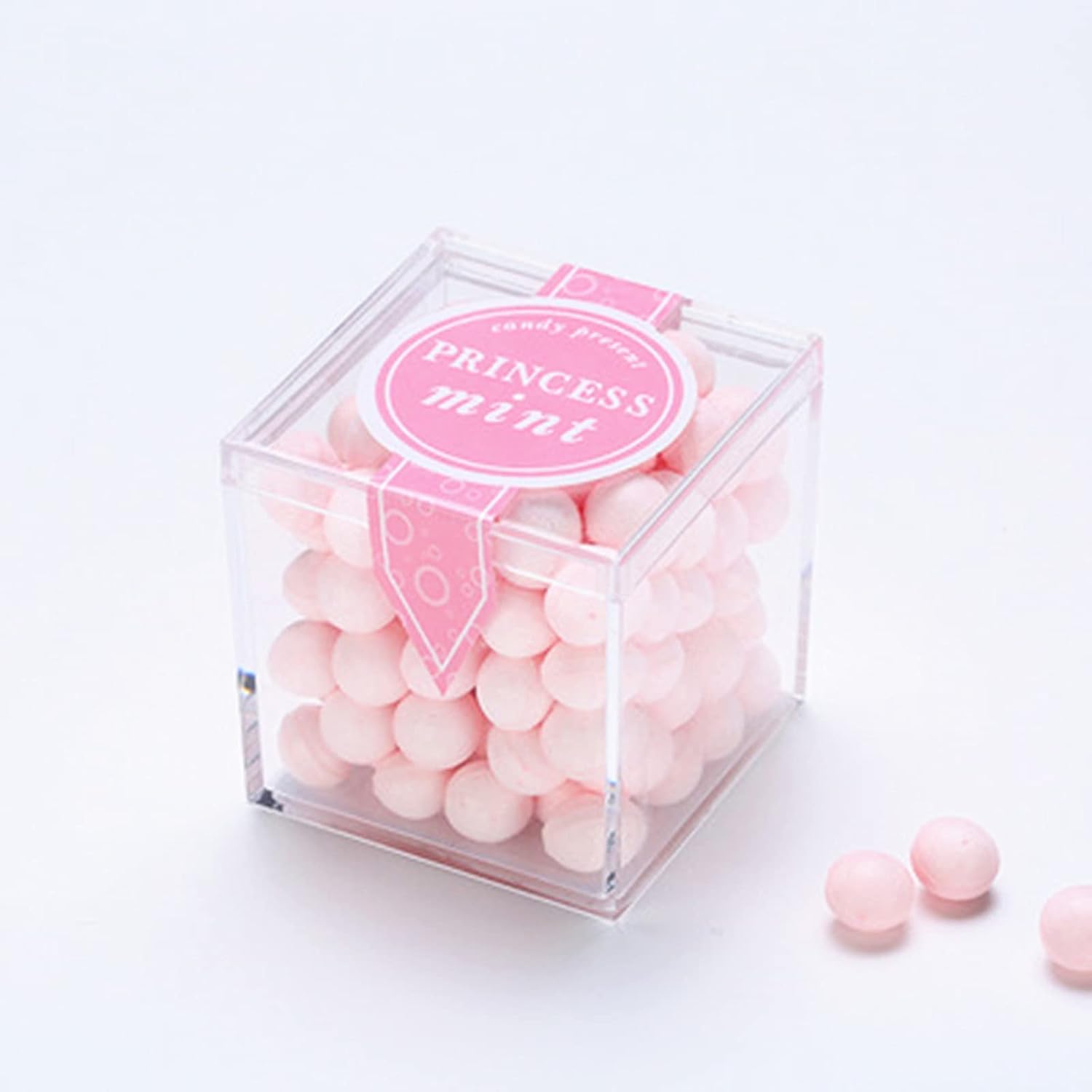 Amazon.com: Acrylic Box with Lids Clear Cube acrylic Candy Container ...