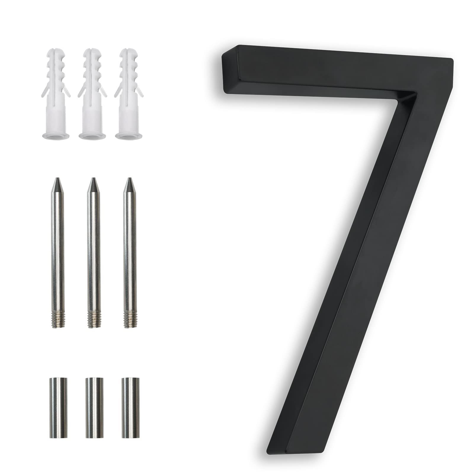 Amazon.com: Address Numbers For Houses 7 Inch,Modern House Numbers For ...