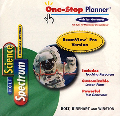 Science Spectrum a Balanced Approach One-Stop Planner CD-ROM with Test ...