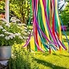 Amazon.com: 41 Inch Long Multicolored Satin Ribbon Windsock Streamer ...