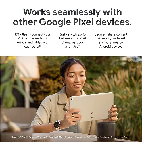 Google Pixel Tablet - Android Tablet with 11-Inch Screen, Smart Home ...