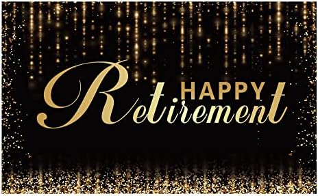 Amazon.com : Avezano Happy Retirement Backdrop Retirement Party ...