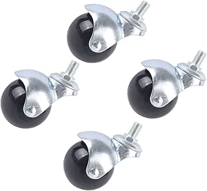 Amazon.com: LETREM Threaded Stem Caster Wheel, Ball Caster Wheels with ...
