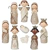 Amazon.com: RAZ Imports - 4.5" Faux Knit Christmas Nativity Set of 9 ...