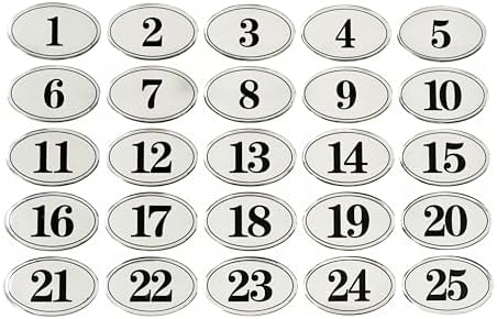 NanTun Oval Table Number Storage Locker Cabinet Numbers Pubs ...