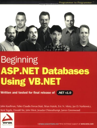 Beginning ASP.NET Databases Using VB.NET (Programmer to Programmer ...