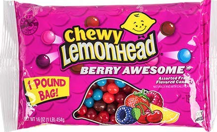 Amazon.com : NEW Chewy Lemonheads Berry Awesome/Tropical Assorted Fruit ...