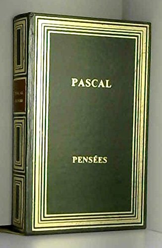 Amazon.com: PENSEES.: 9782865350063: Blaise Pascal: Books