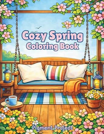 Amazon.com: Cozy Spring: Coloring Book (Cozy Seasons): 9798245636078 ...