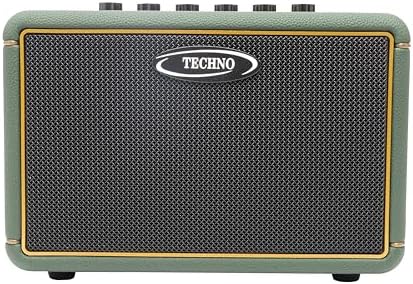 Techno Guitar Amplifier, Green ABS, 2-Channel, App Control for Android ...