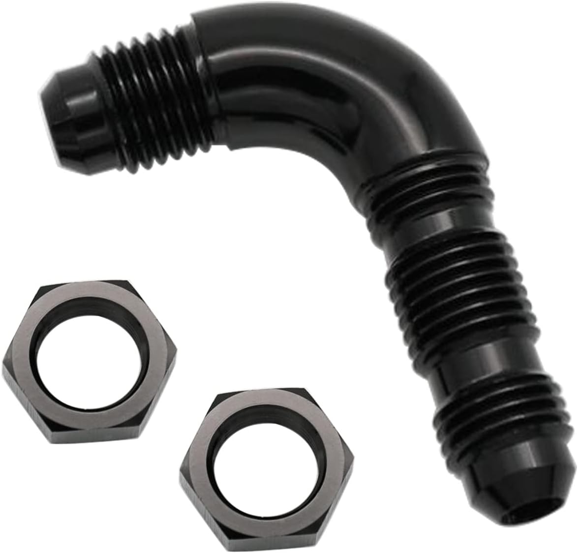 Amazon.com: AC PERFORMANCE 90 Degree -8 AN One Piece Full Flow Male ...