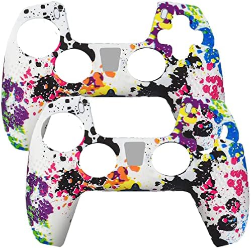 OIVO INDIA Black & White Controller Silicone Cover Case PS5 Controller ...