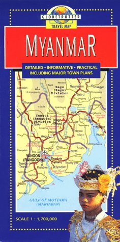 Globetrotter Travel Map: Myanmar : Detailed, Informative, Practical ...