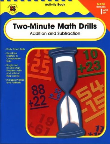 Amazon | Two-minute Math Drills, Grades 1 and Up: Addition ...