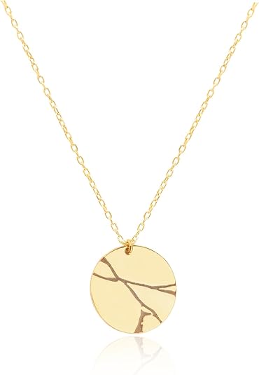 Amazon.com: Kintsugi Necklace | Custom Date Necklace | Divorce Gifts ...