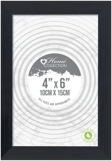 Black Stylish Modern Photo Picture Frames in various sizes - 6x4, 5x7 ...