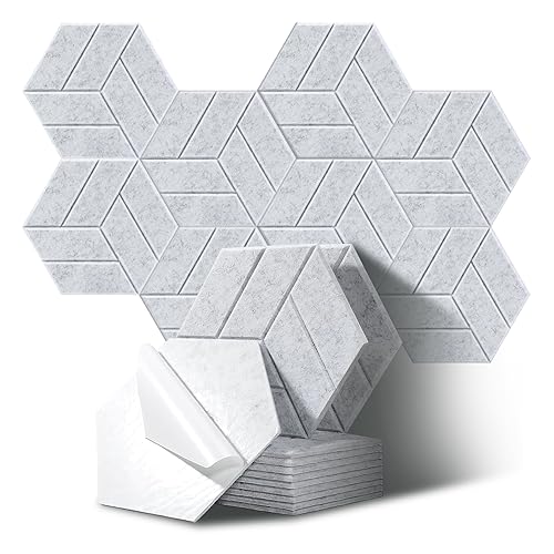 JurciCat 12 pieces Sound Proofing Panels Wall Panels Acoustic Panels ...
