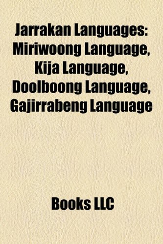 Jarrakan Languages: Miriwoong Language, : Llc, Books: Amazon.es: Libros