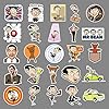 50PCS Mr. Bean Stickers - Comedy Stickers for Teens Boys & Girls ...