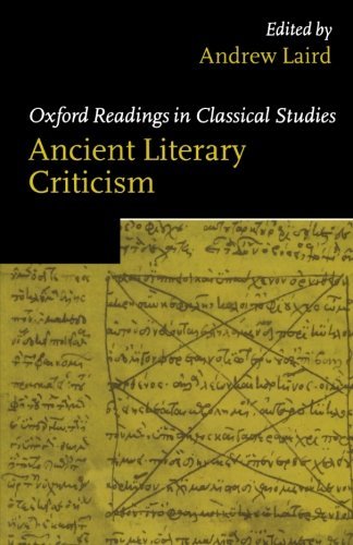 Amazon.com: Ancient Literary Criticism (Oxford Readings in Classical ...