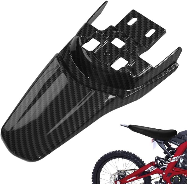 Amazon.com: Fender Imitation Carbon Fiber Sur Ron Rear Fender Dirt Bike ...