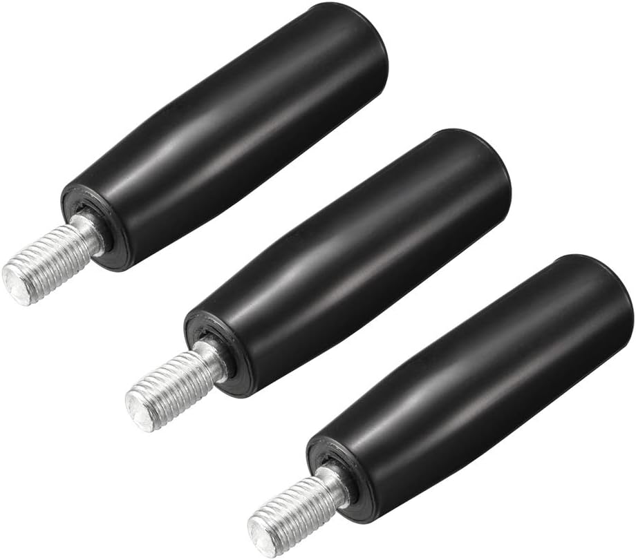uxcell 3Pcs Revolving Handwheel Machine Handle M10 Male Threaded Stem ...