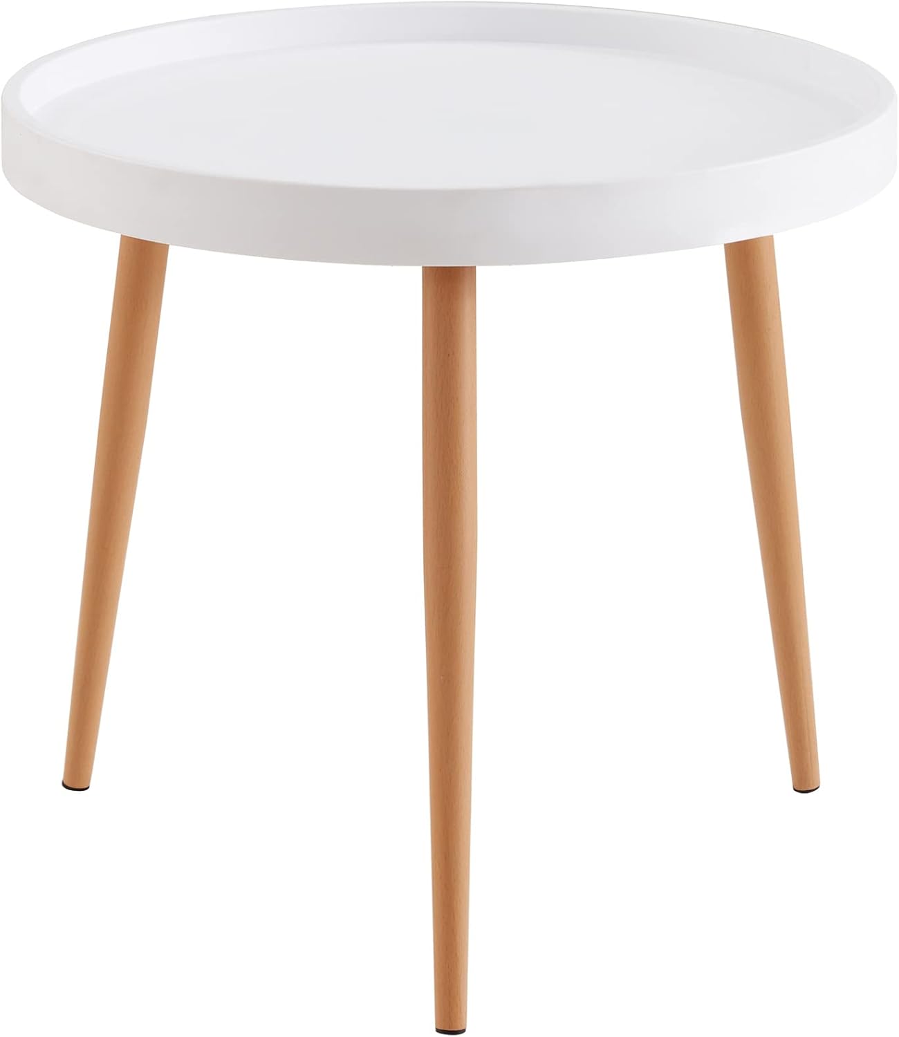 Amazon.com: BB Table, Coffee Table, Game Table, MDF, Wood Legs, White ...