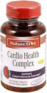 Amazon.com: NatureStar Cardio Health Complex Dietary Supplement Tablets, 60-Count Bottles (Pack ...