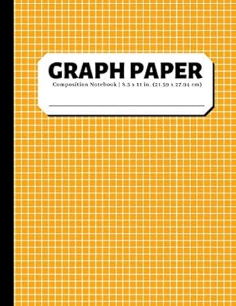 Graph Paper Composition Notebook: 4x4 Quad Ruled Graphing Grid Paper ...