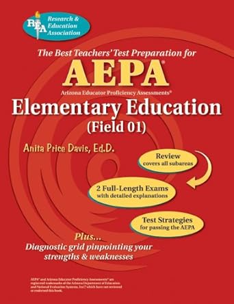 Amazon.com: AEPA Elementary Education (Field 01) (REA) -Arizona ...