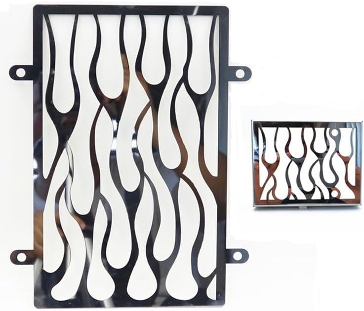 Amazon.com: AKSYZ Stainless Steel Radiator Grille Cover & Rectifier ...