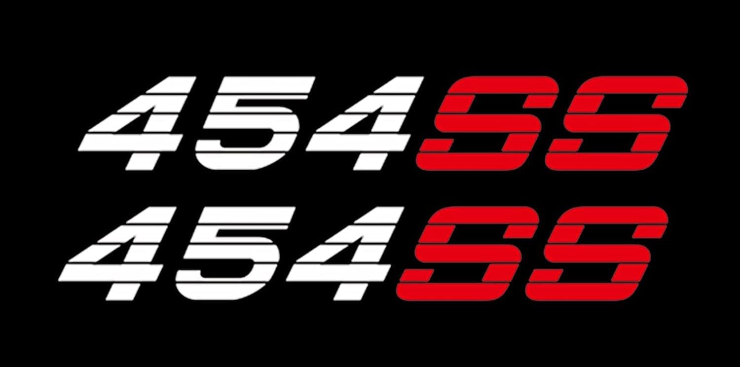 Amazon.com: 454 SS Decal Set Truck Side Vinyl Sticker Fit for Chevy ...