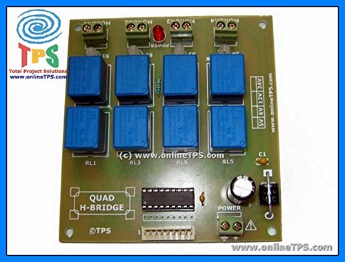 High-Performance Quad H-Bridge Relay Board (12V) for Precision Control ...