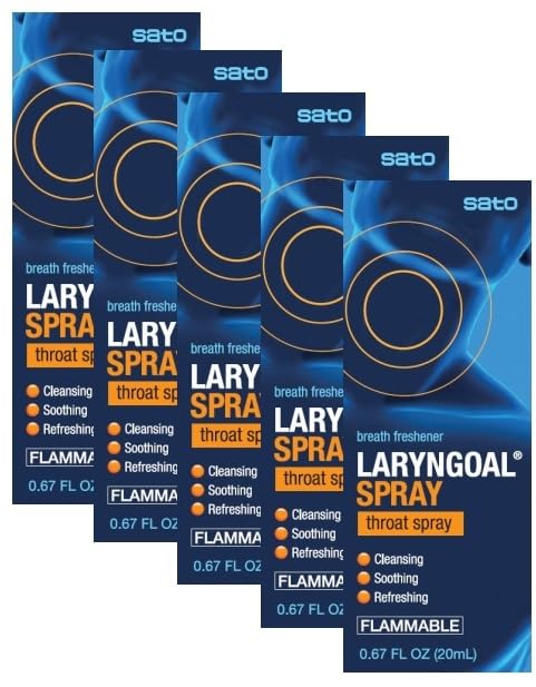 Amazon.com : Laryngoal Soothing Throat Spray, Sore Throat Spray, Made ...