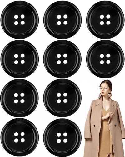 Buttons for Sewing,Buttons 20mm Round for Coats Jackets Cardigans（Pack ...