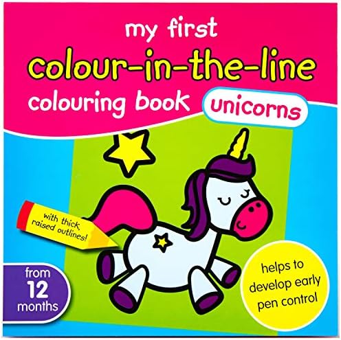 My First Colouring Book Animals - Baby First Colour in The Line Book ...