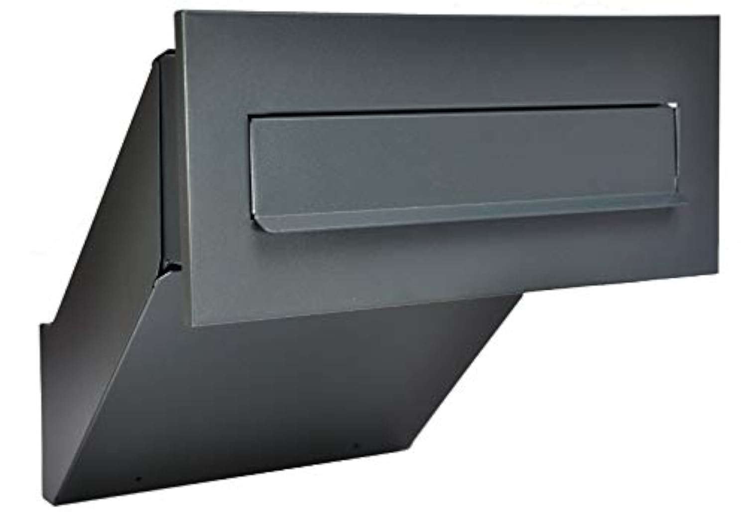 Wall Letter Box Anthracite Grey Matt Built-in Letter Box RAL 7016 ...