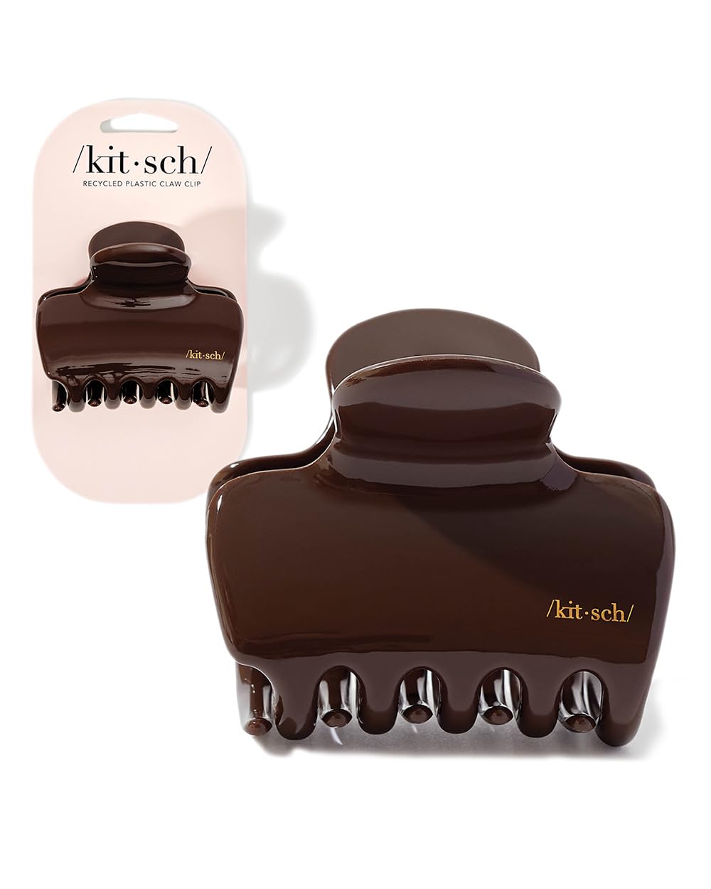 Amazon.com: Kitsch Plastic Puffy Claw Clip for Women - 3.15 Inches Claw ...