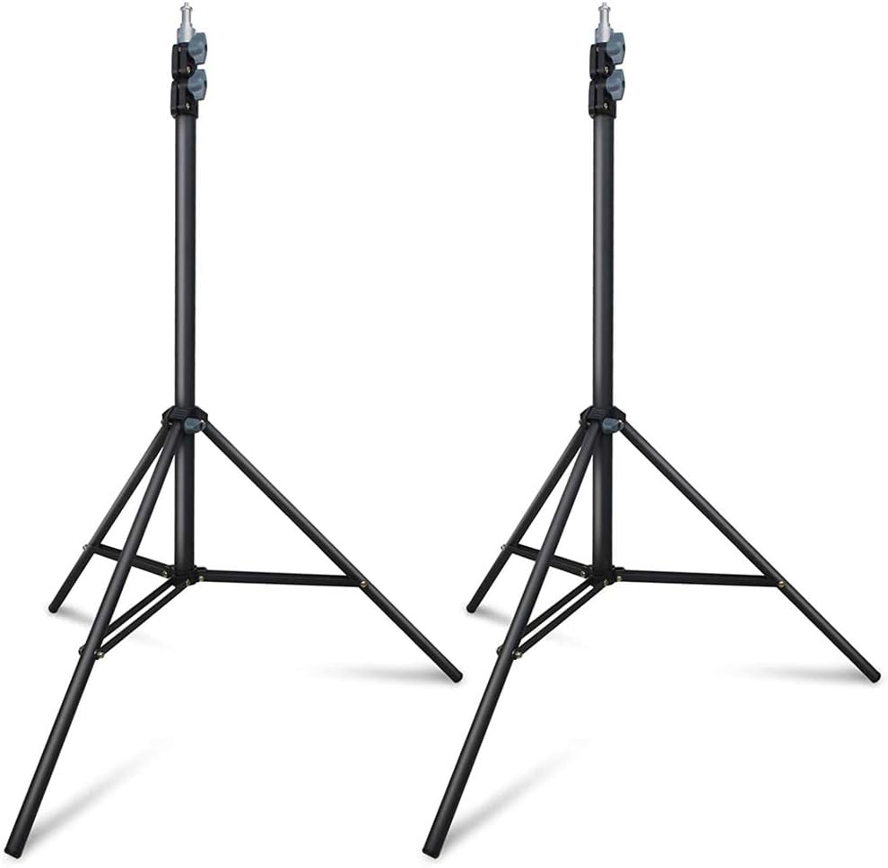 Buy Hemmotop Pro Photography Light Stand 2 Kit 2m Strobe Stand for ...