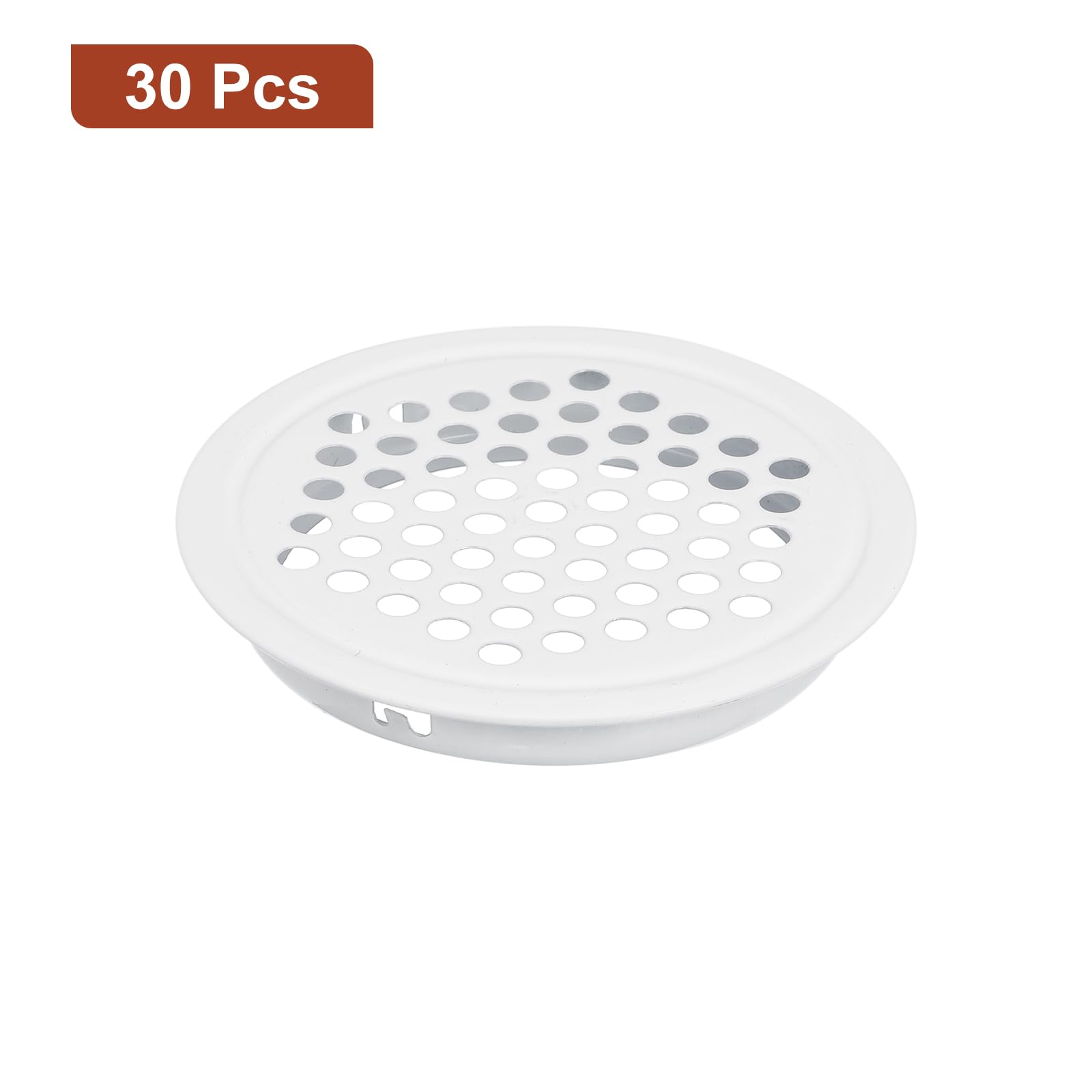 uxcell 53mm(2-1/8″) Circular Soffit Vent, 30pcs Stainless Steel ...