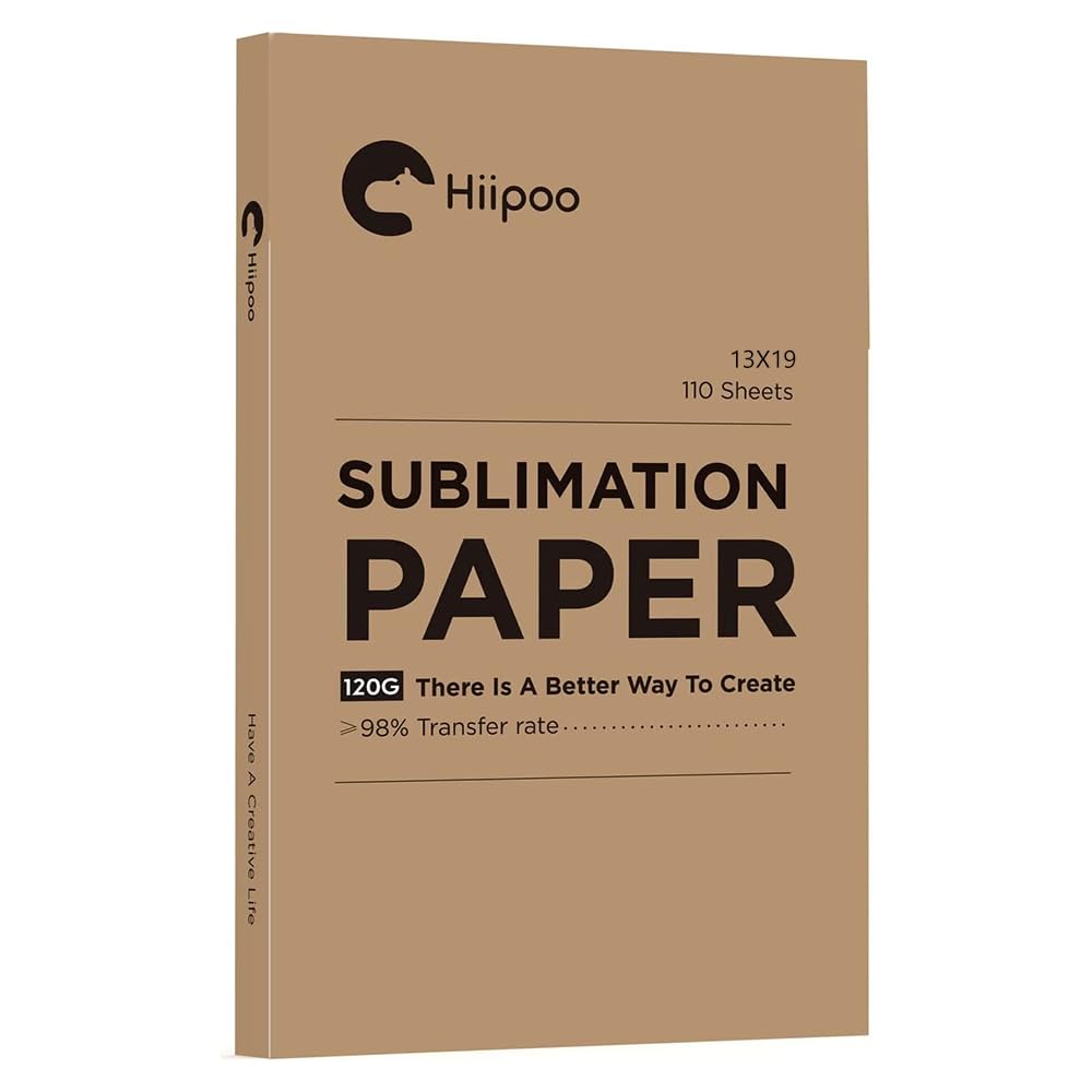 Amazon.com: Hiipoo Sublimation Paper 13x19 Inch, Work with Sublimation ...